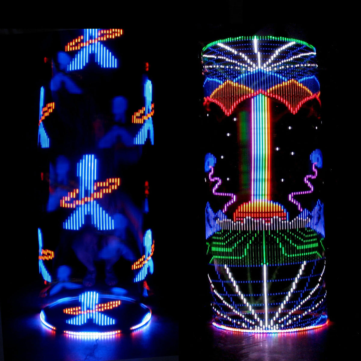 Custom Atomic V Programmable Smart LED Hoop – Astral Hoops