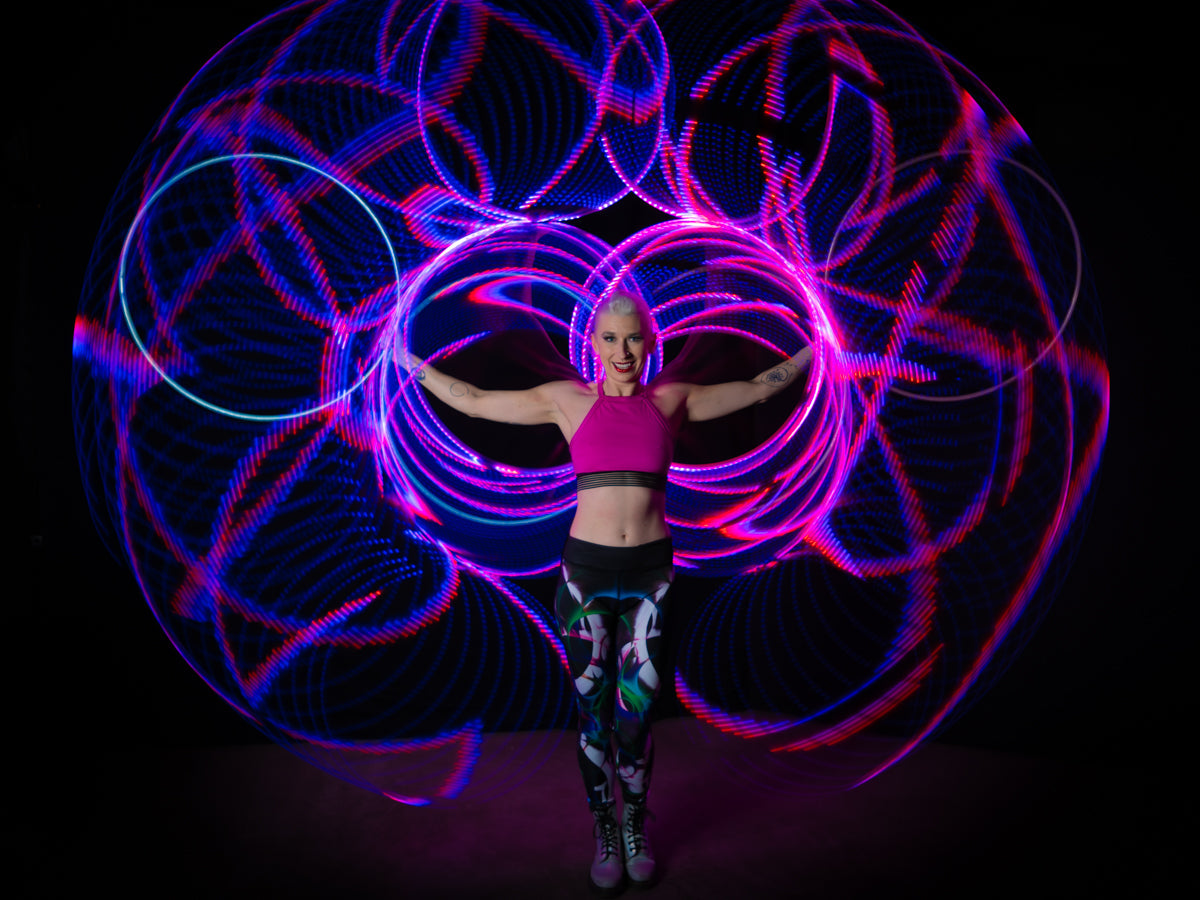 Custom Atomic V Programmable Smart LED Hoop – Astral Hoops