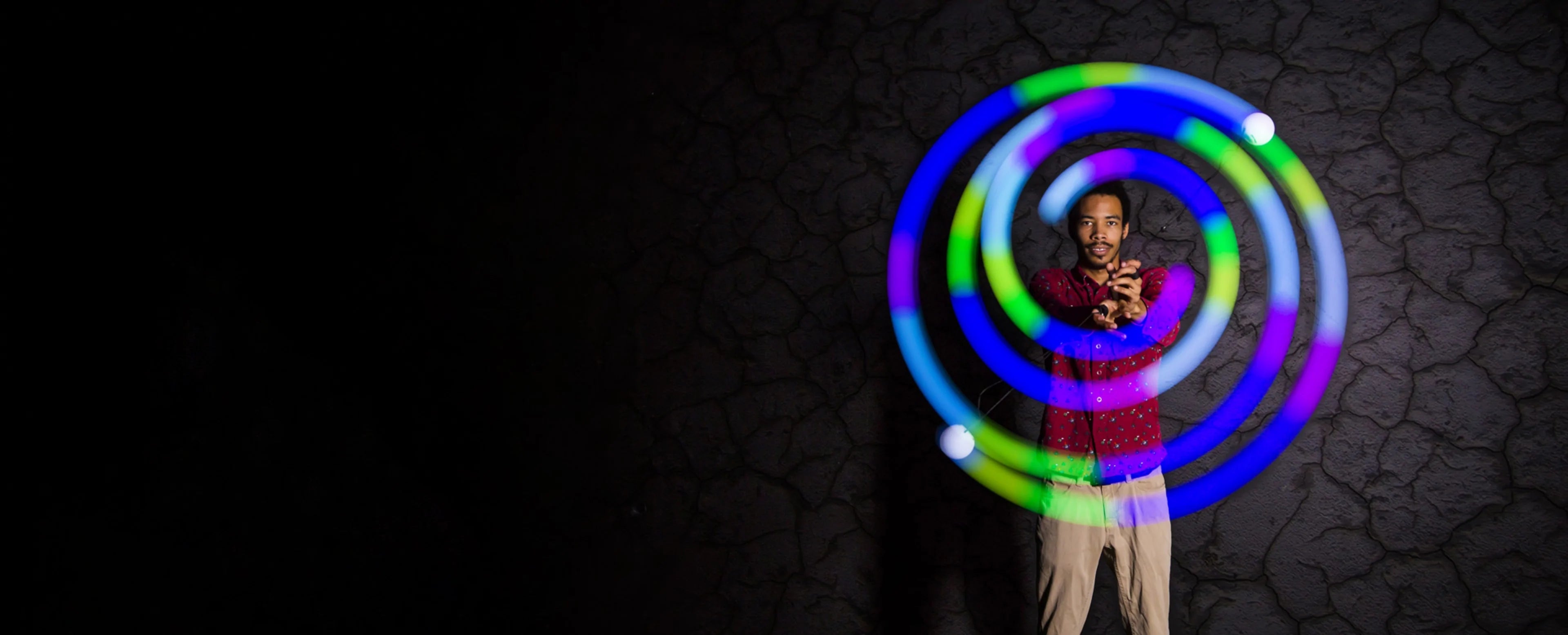 Spinballs LED Poi – Astral Hoops